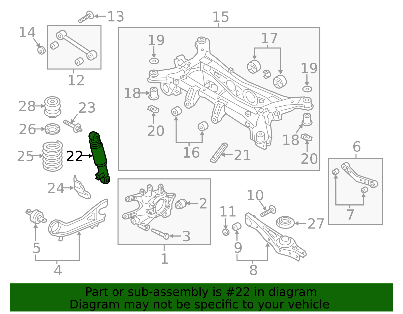 55310-1U730 - Shock Absorber 2014-2015 Kia Sorento | Kia.Parts Store
