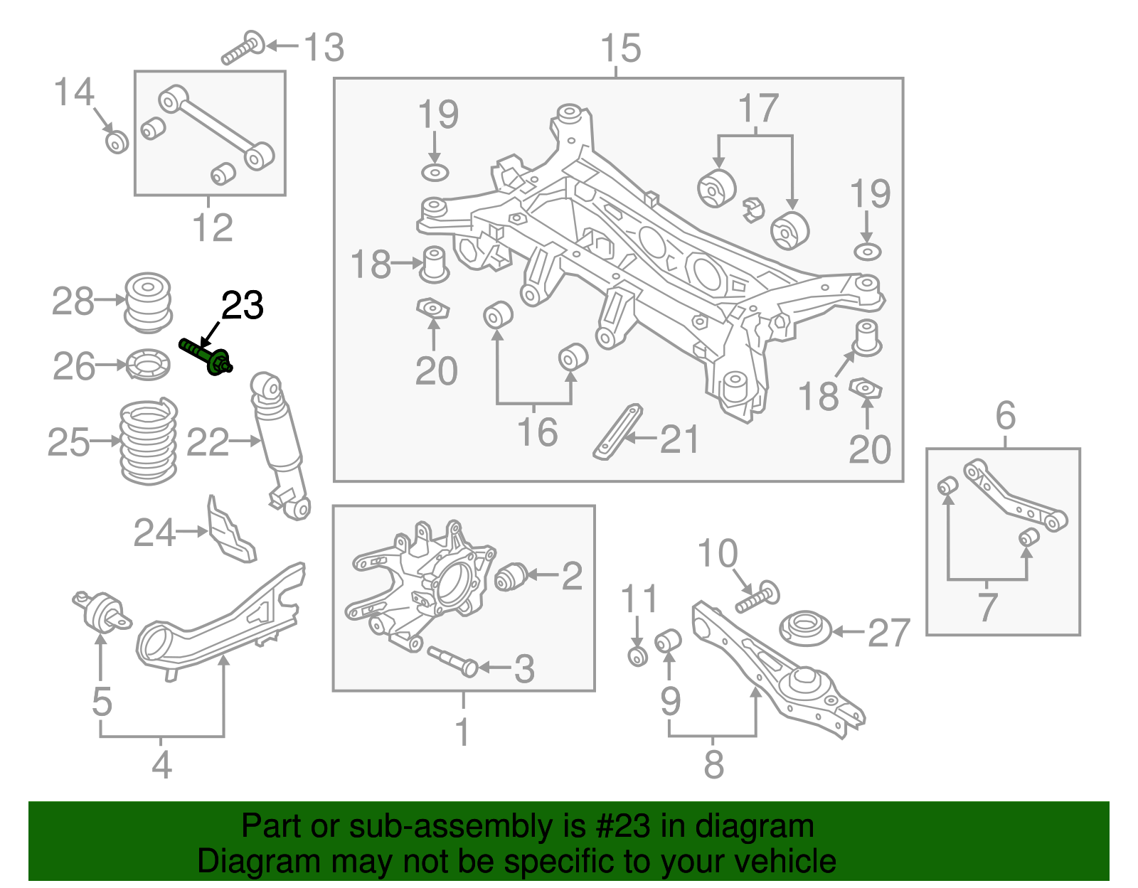 55392-2W000 - Shock Upper Bolt 2014 Kia Sorento | Kia.Parts Store