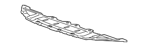 2011-2016 Chevrolet Front Bumper Fascia Lower Deflector 95212249 ...