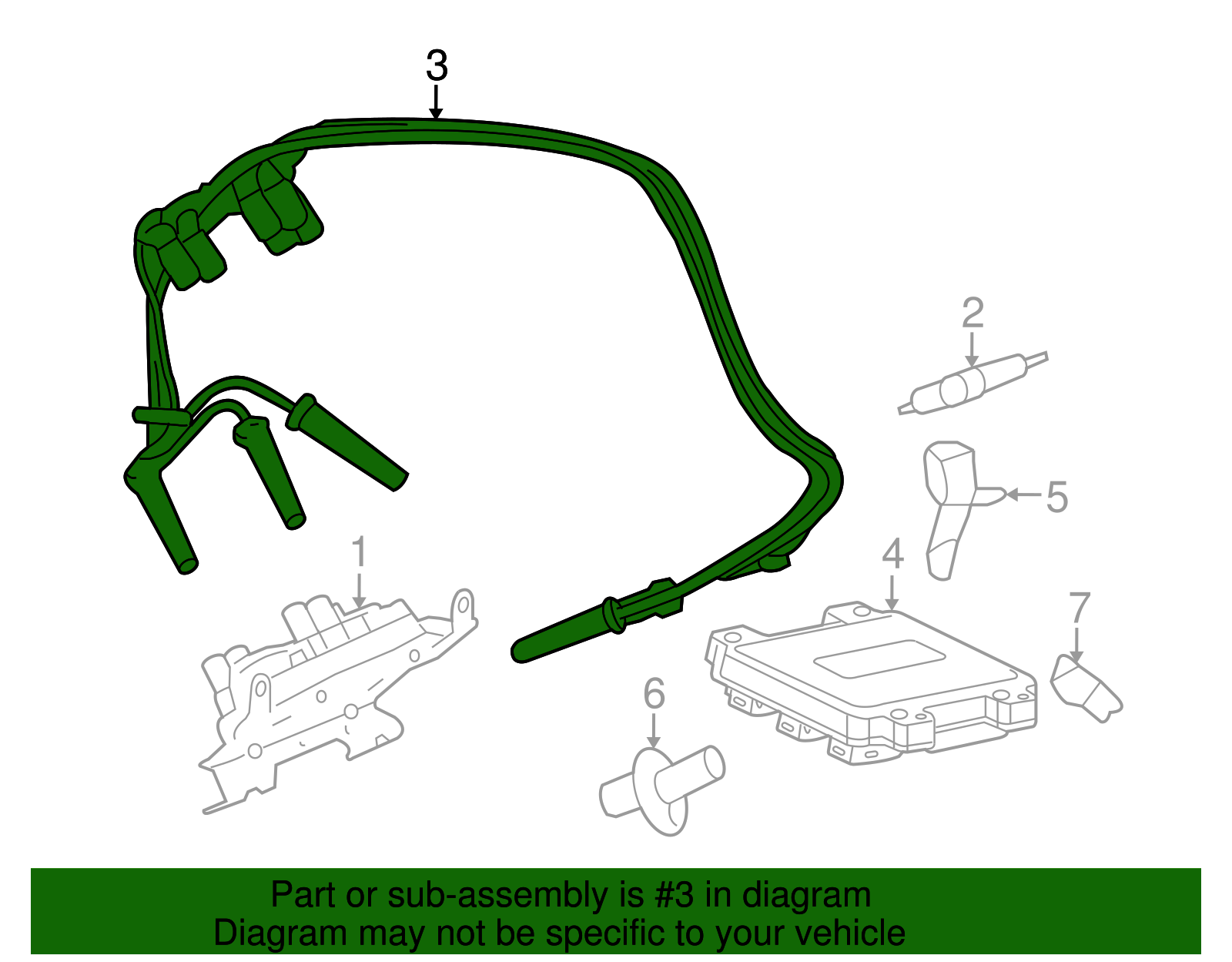 2006-2011 GM Spark Plug Wire Kit 19417611 | Capital Chevy Parts