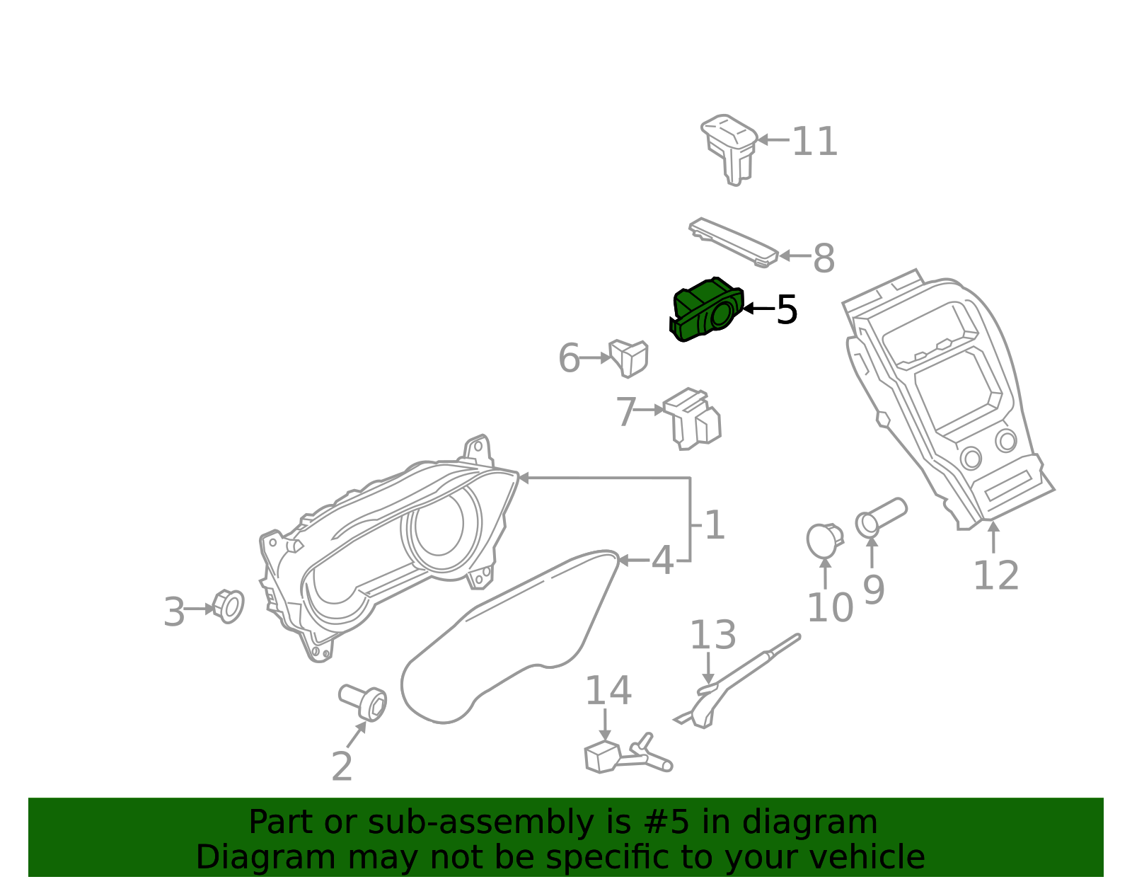 2019-2023 Lincoln Nautilus Headlamp Switch KA1Z-11654-AA | Ford OEM ...