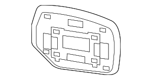 2017-2023 Subaru Mirror Glass 91039FL02A | Subaru Parts Store