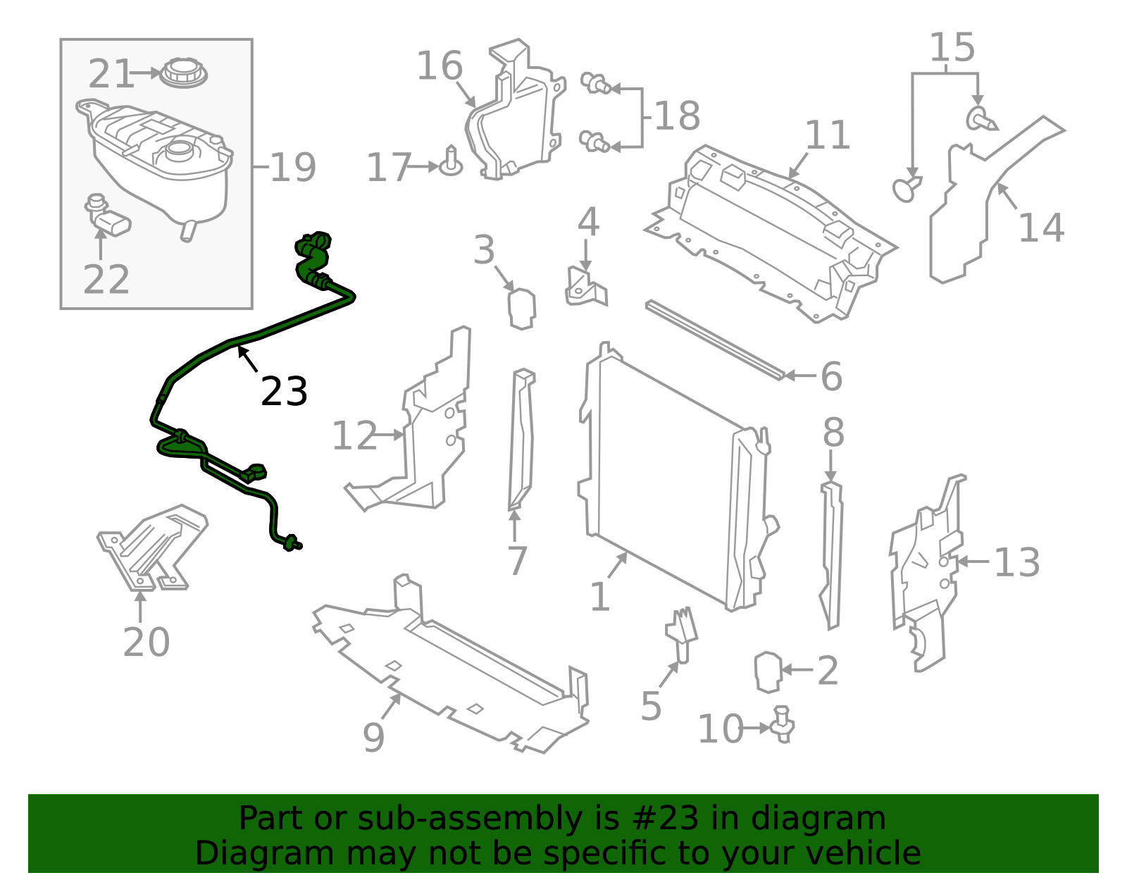 2018-2021 Jaguar F-Type Overflow Hose T2R47919 | JaguarParts.com