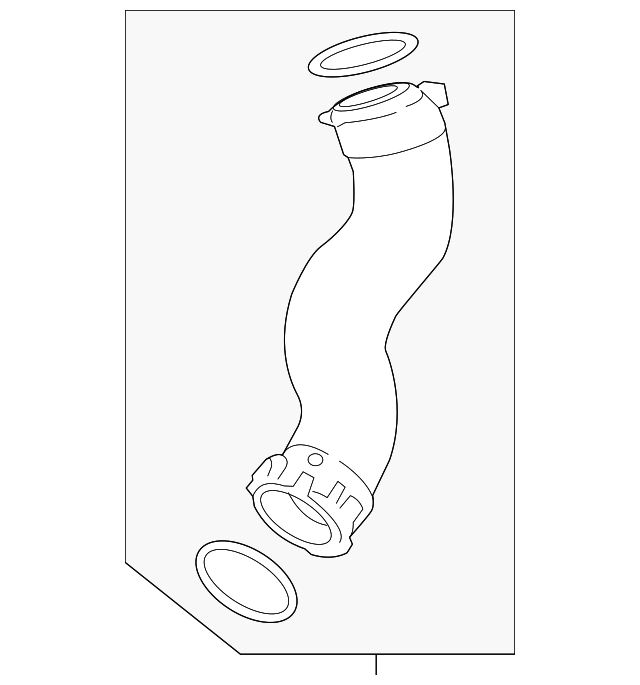 11618571025 - 2018 BMW 540d xDrive Inlet Hose (11-61-8-571-025) | BMW ...