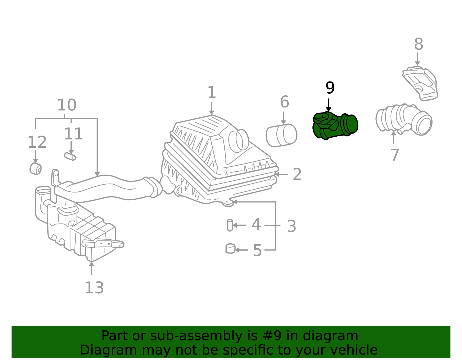 2001-2006 Hyundai Mass Air Flow Sensor 28100-39400 | OEM Parts Online