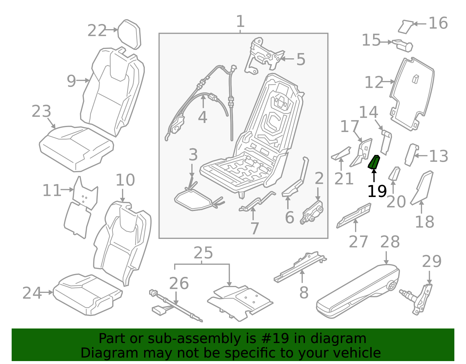 2016-2025 Volvo XC90 Pivot Cover Cap 31685133 | Genuine Volvo ...