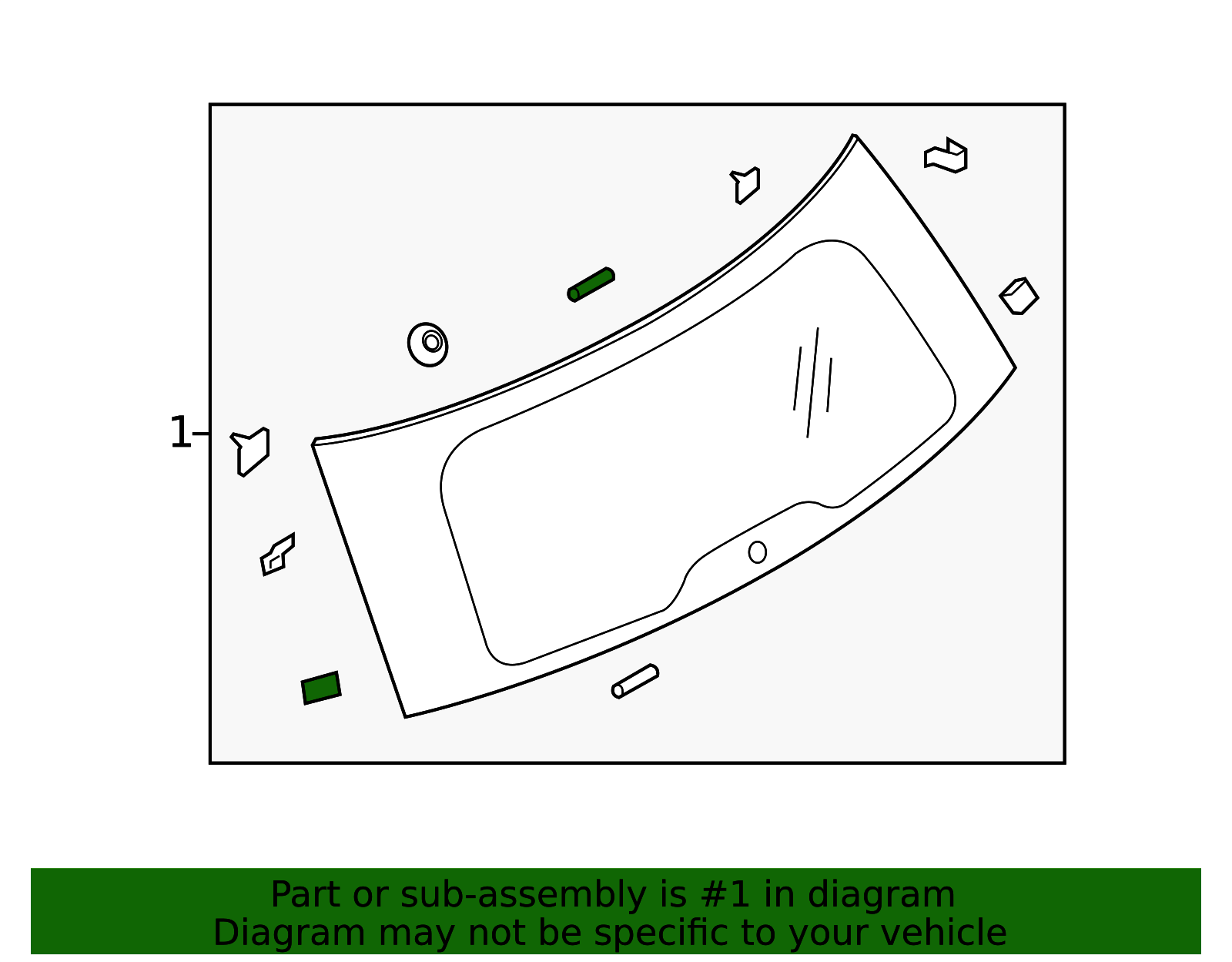 2011-2019 Ford Lift Gate Glass jb5z7842006a | TascaParts.com