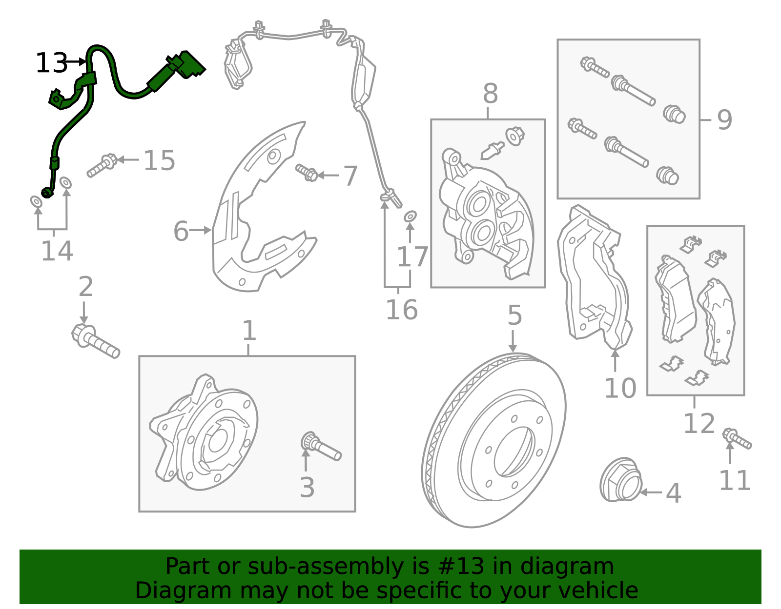 MB3Z-2078-AX - High-Quality Hose Assembly Brake for 2021-2025 Ford ...