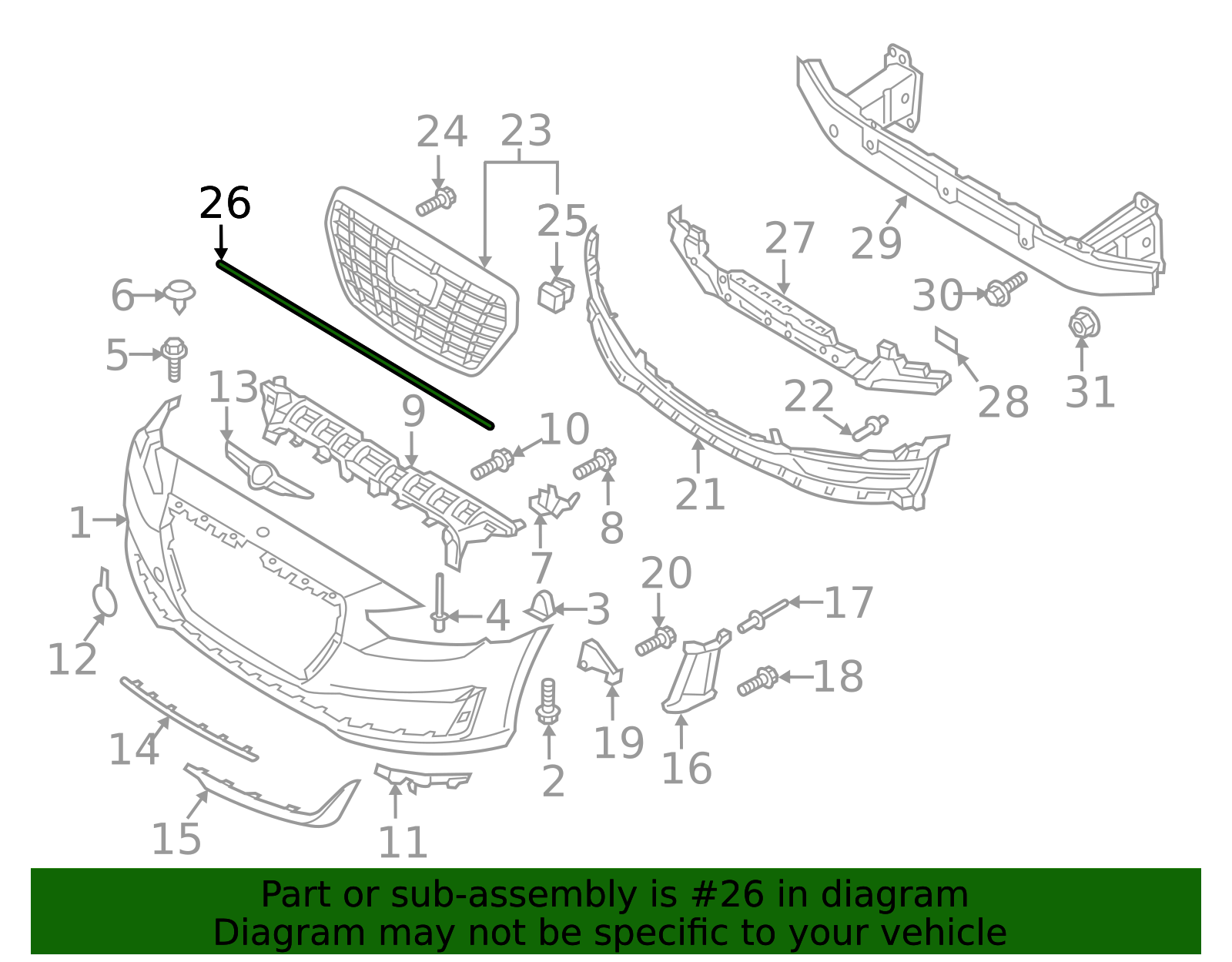 2017-2019 Genesis G90 Upper Molding 86357-D2000 | MotorMotor