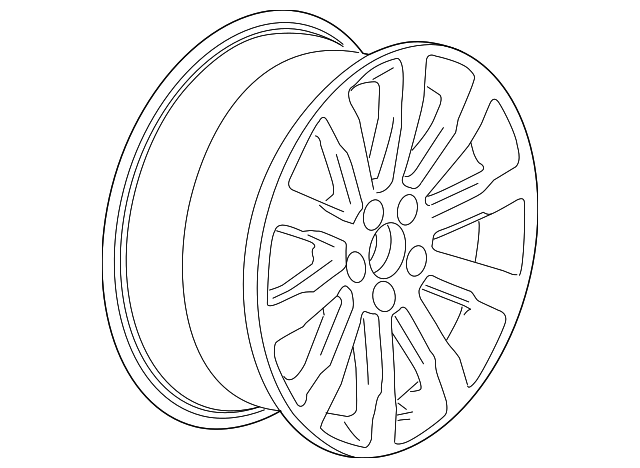 2015-2019 Cadillac ATS 18x9.5-Inch Aluminum Rear Wheel 22945697 | Shop ...
