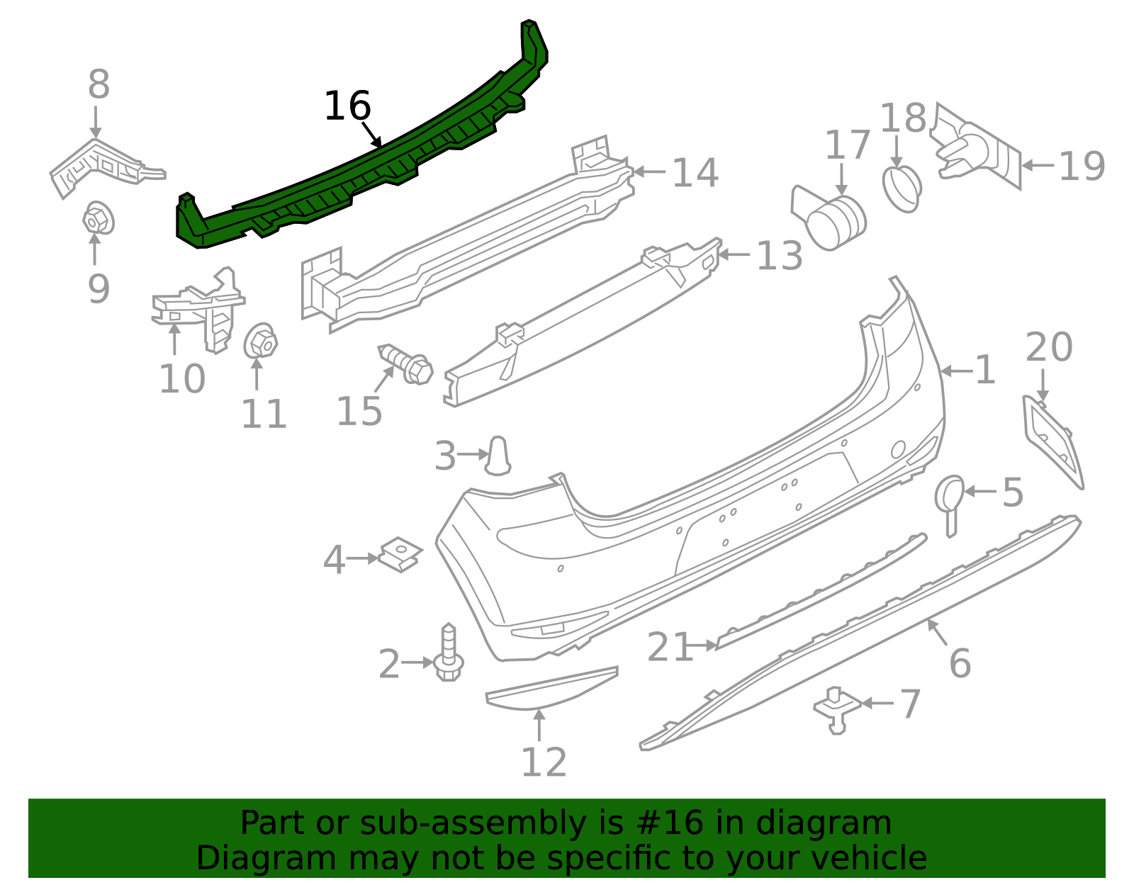 2015-2019 Volkswagen Support 5G6-807-863-C | vwpartscenter
