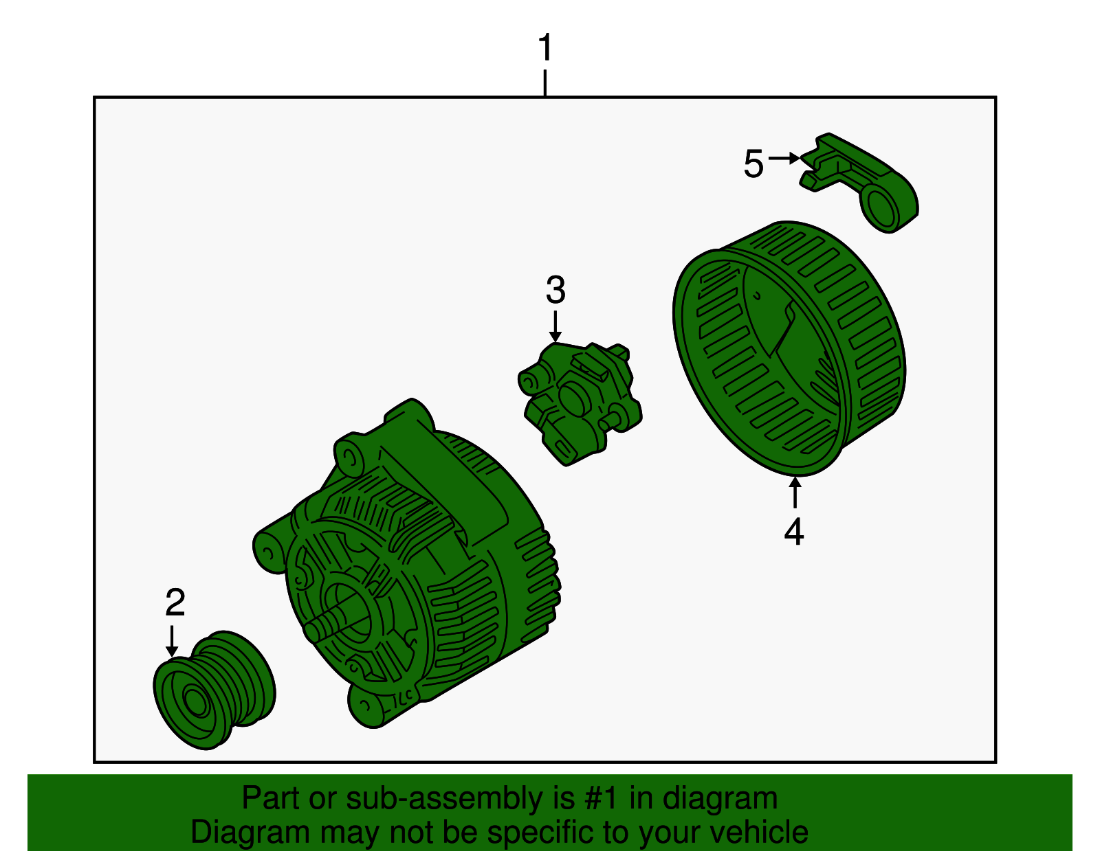 36012358 - Alternator - 2005-2009 Volvo | Volvo OEM Parts Direct
