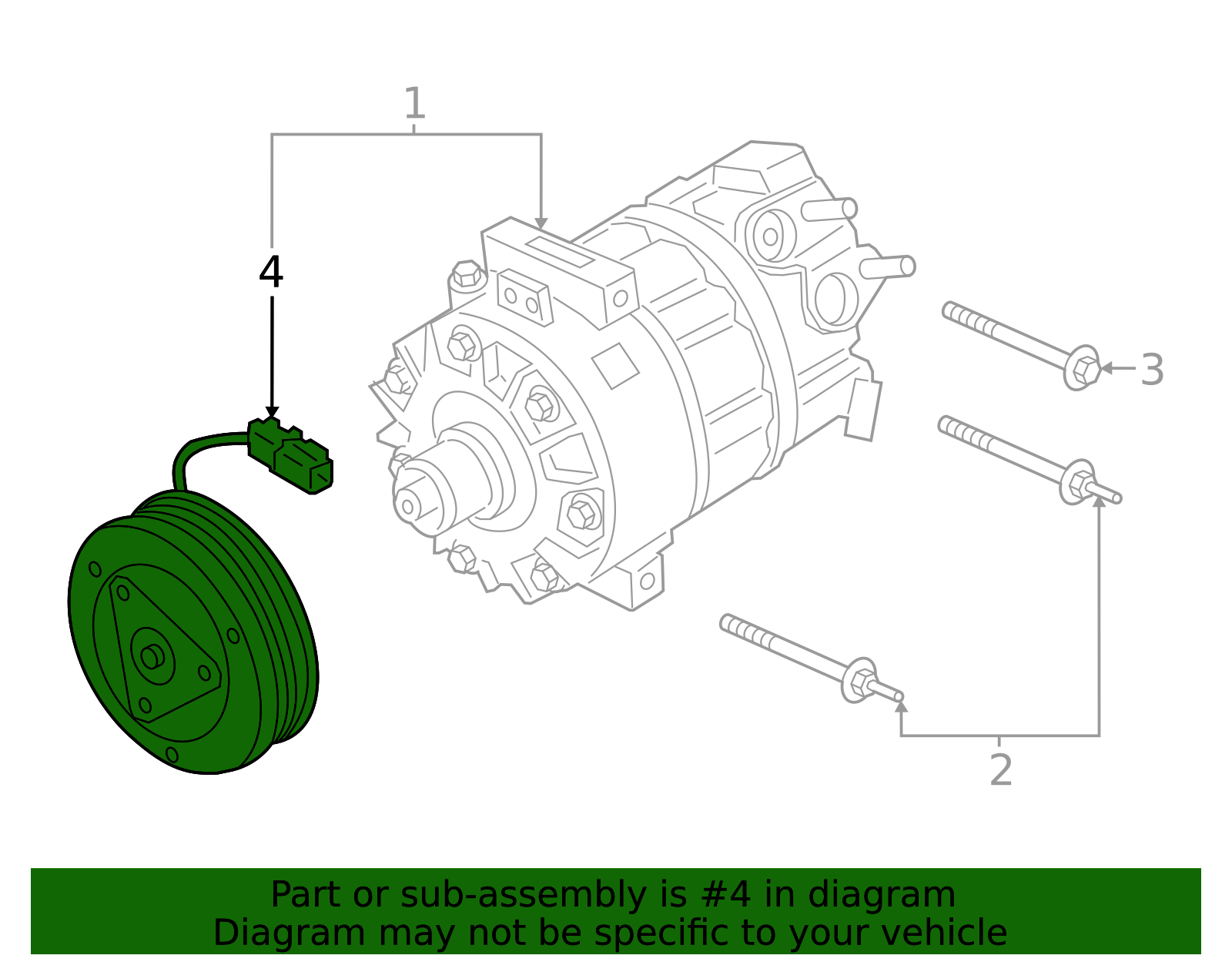 2021-2025 Ford Bronco Sport A/C Compressor Clutch JX6Z-19D786-A | OEM ...
