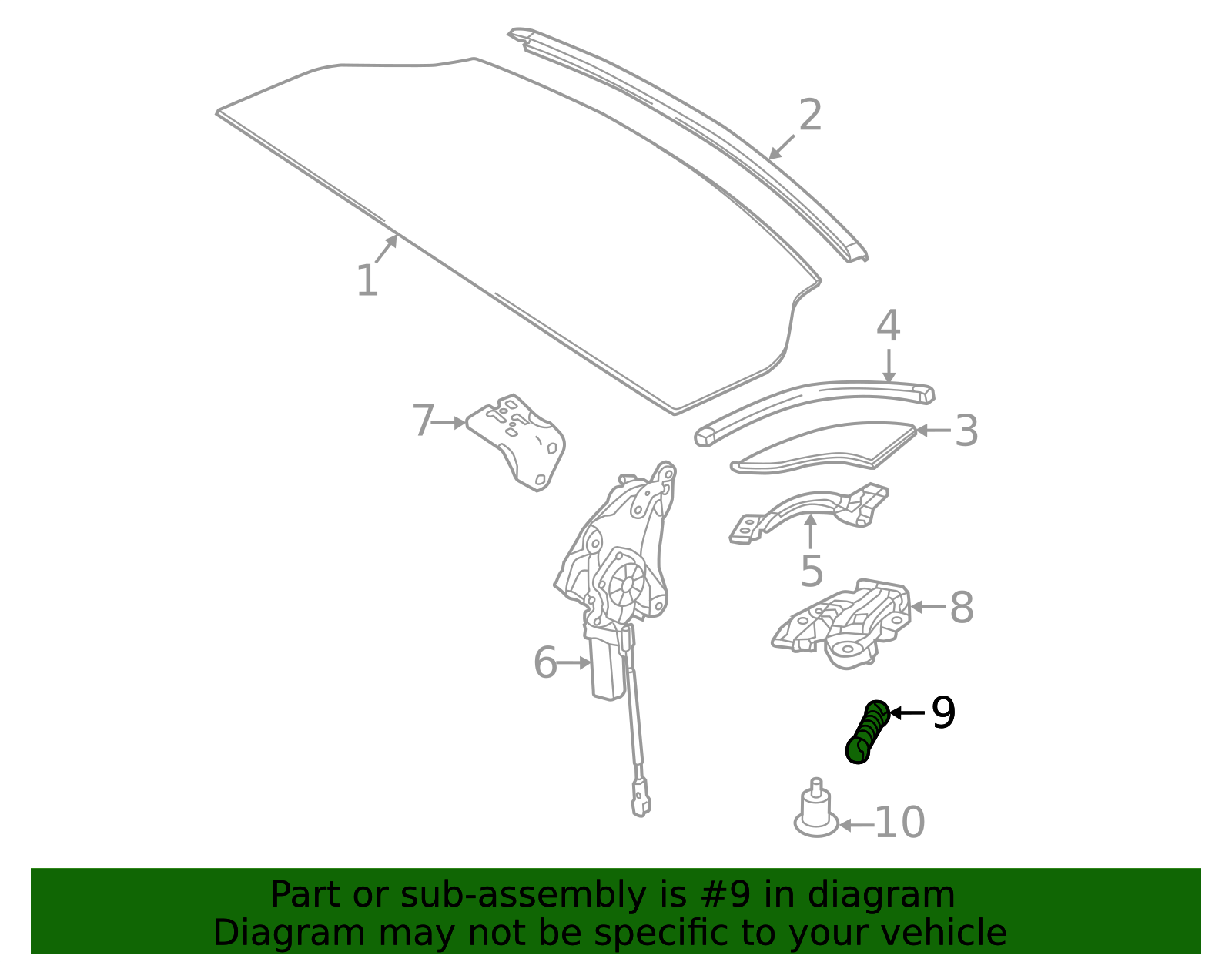1723300239 - Mercedes-Benz Linkage Spring 2012-2020 Mercedes-Benz ...