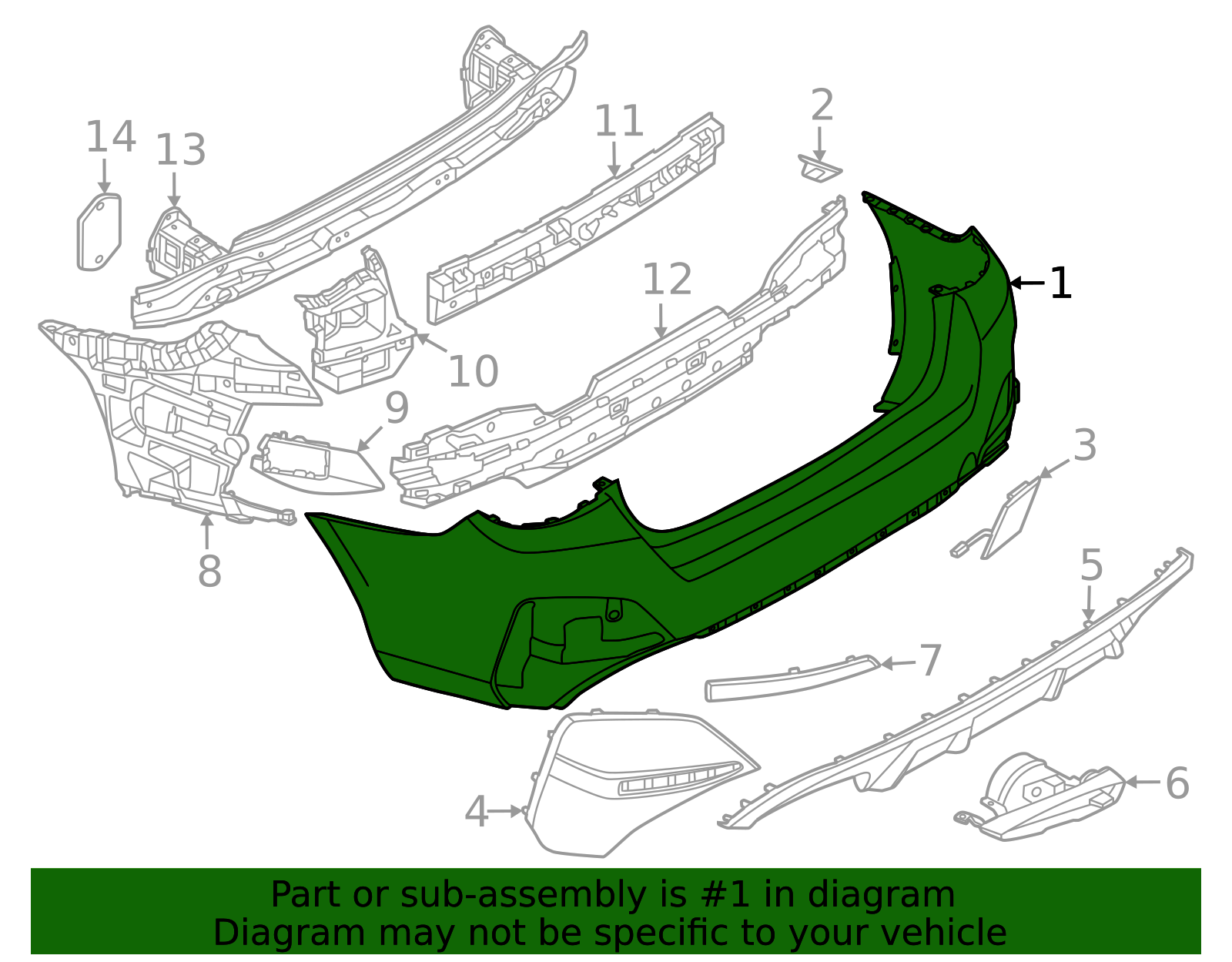 Genuine BMW 51-12-5-A1D-B02 | Bumper Cover | FREE Shipping on Most ...