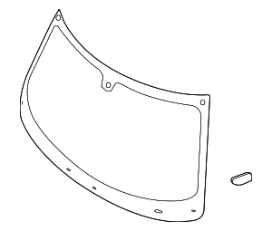68213474AG - Windshield 2015-2023 Mopar | Mopar Factory Parts Warehouse