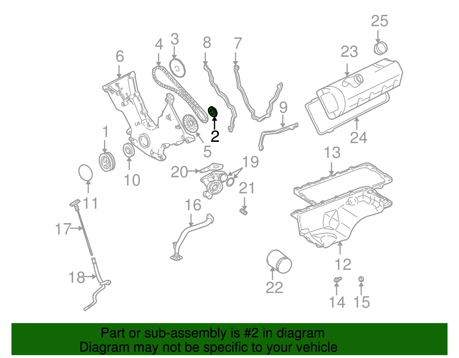 XL3Z-6306-AA - Crankshaft Gear - 2000-2019 Ford | Eastgate Ford Parts