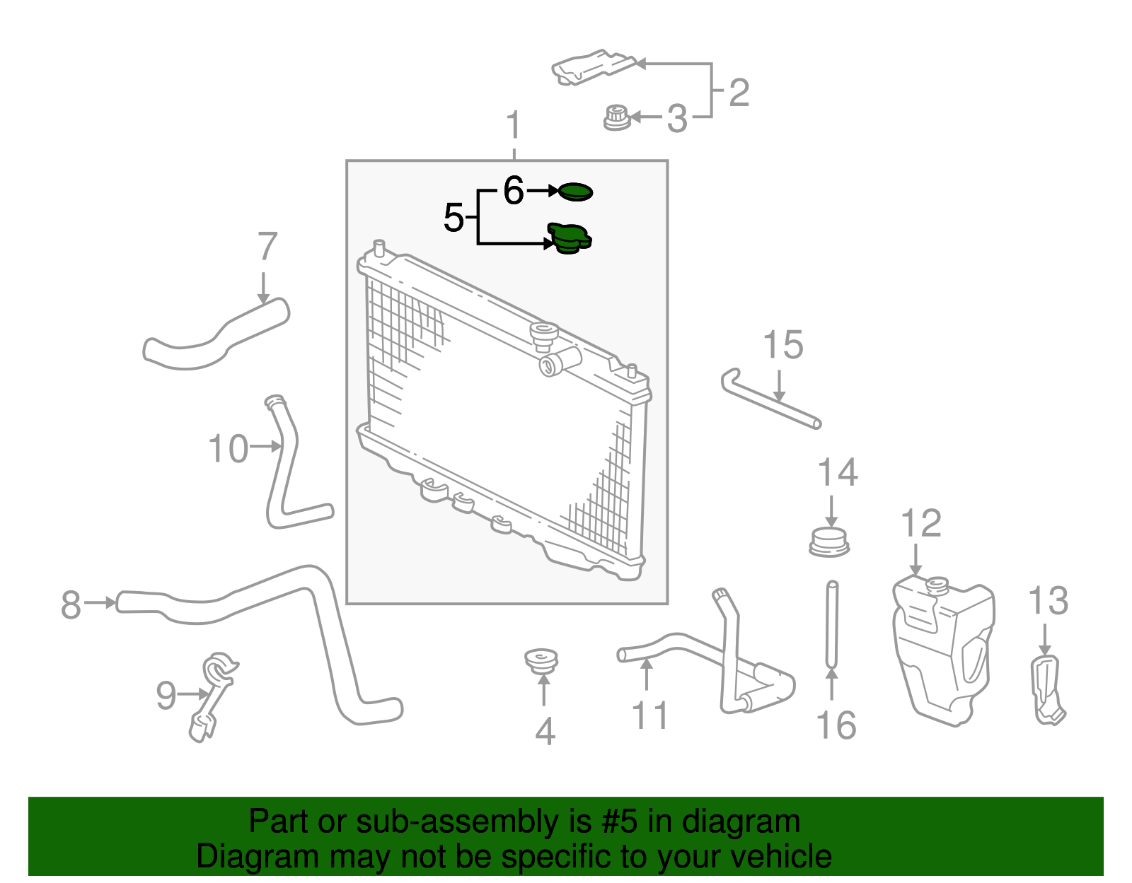 1991-2006 Acura Radiator Cap 19045-PAA-A01 | OEMAcuraPart