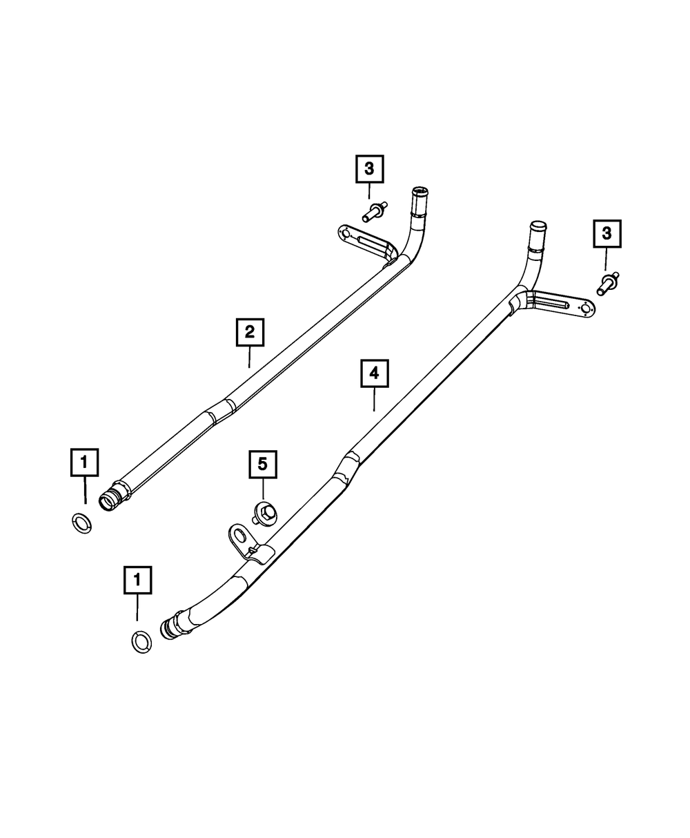 68165894AE - Coolant Inlet Tube The Official Mopar eStore