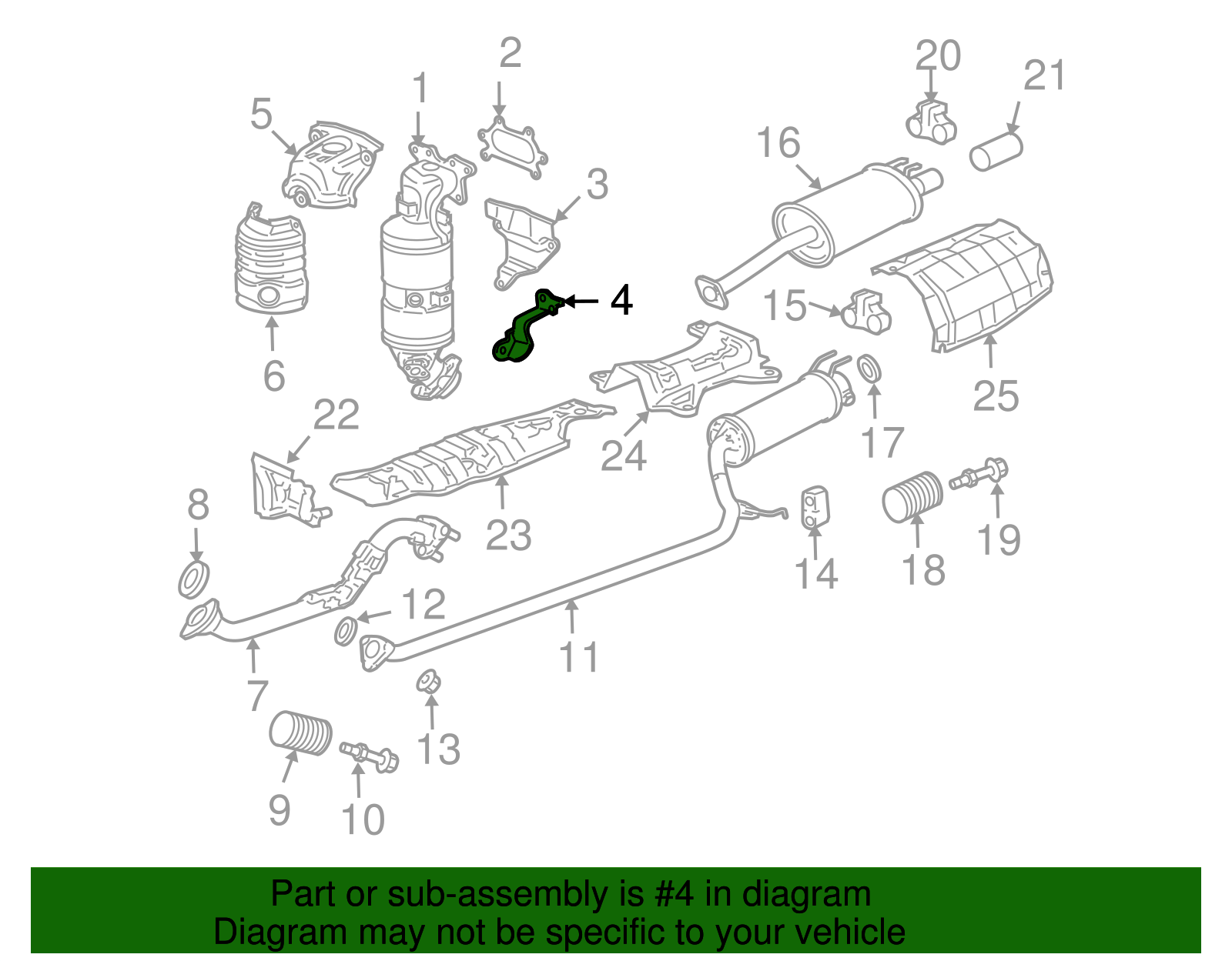 OEM 2006-2015 Honda Civic Manifold Stay 18198-RNA-A00 | Honda ...