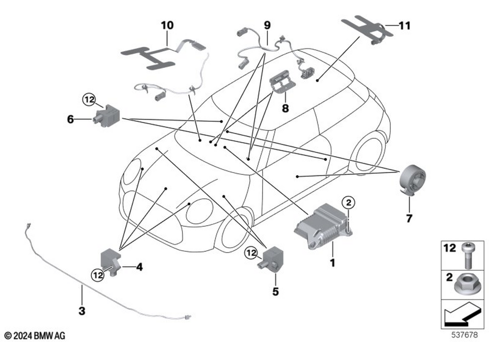 65779496815 - Mini Accelerating Sensor 2023-2025 Mini | Performance ...