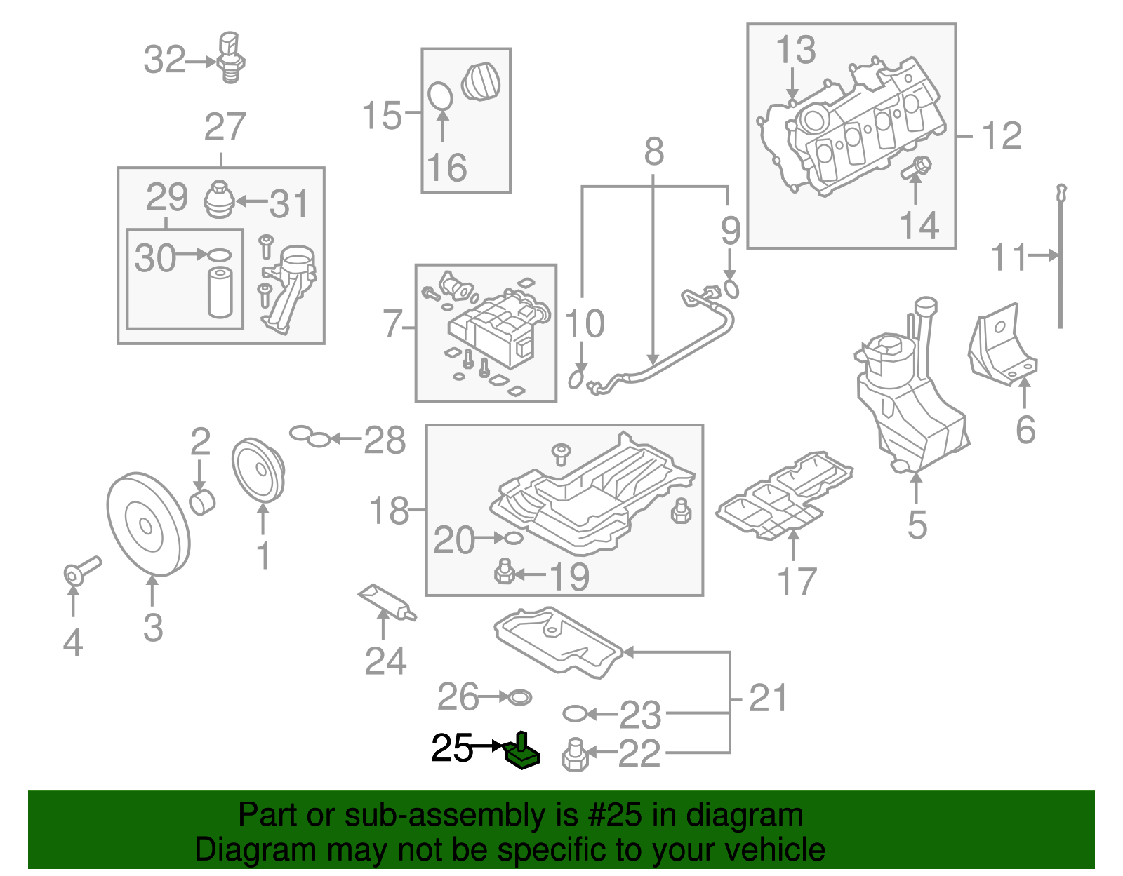 2008-2015 Audi R8 Oil Level Sensor 420-907-660 | Audi OEM Parts Online