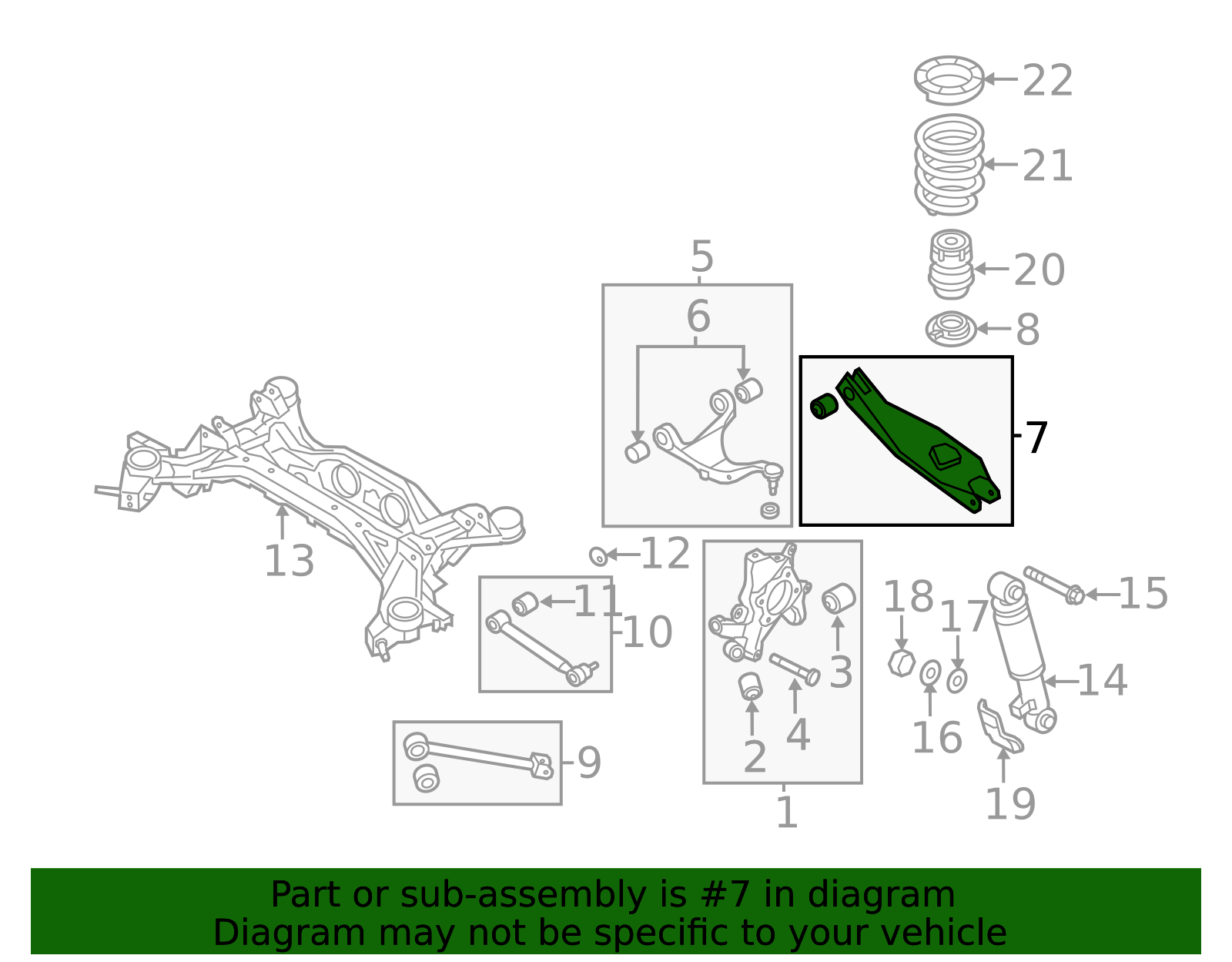 2011 2013 Kia Sorento Lower Control Arm 55210 0w000 Oem Parts Online