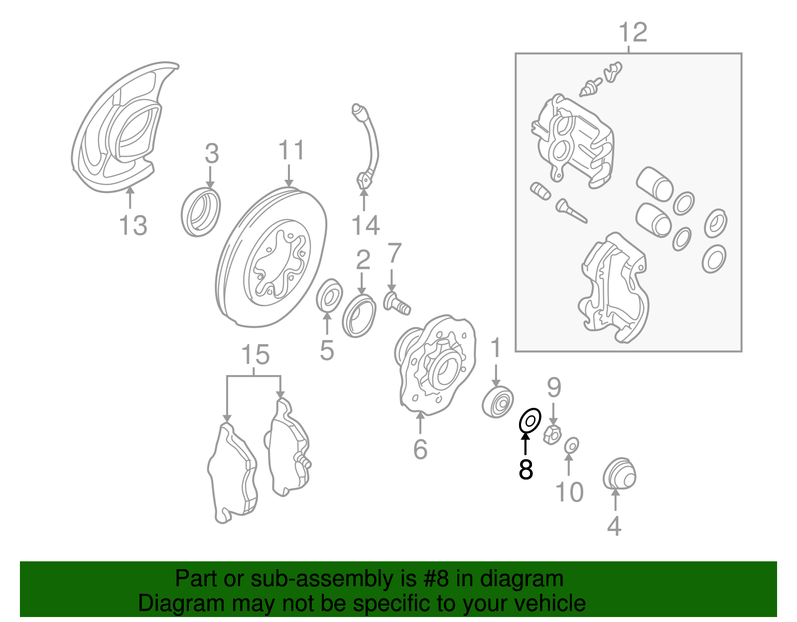 1998-2004 Nissan Frontier Retainer Nut Nut Lock 40264-F1700 | Hart ...