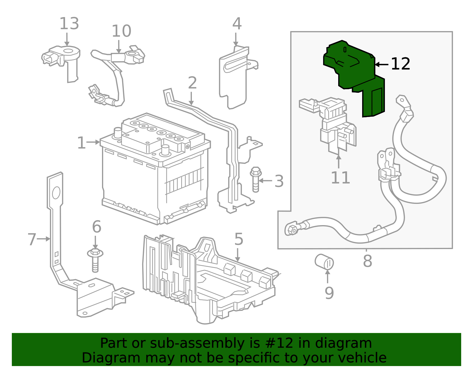 42500871 - High-Quality Battery Positive Cable Terminal Cover for ...