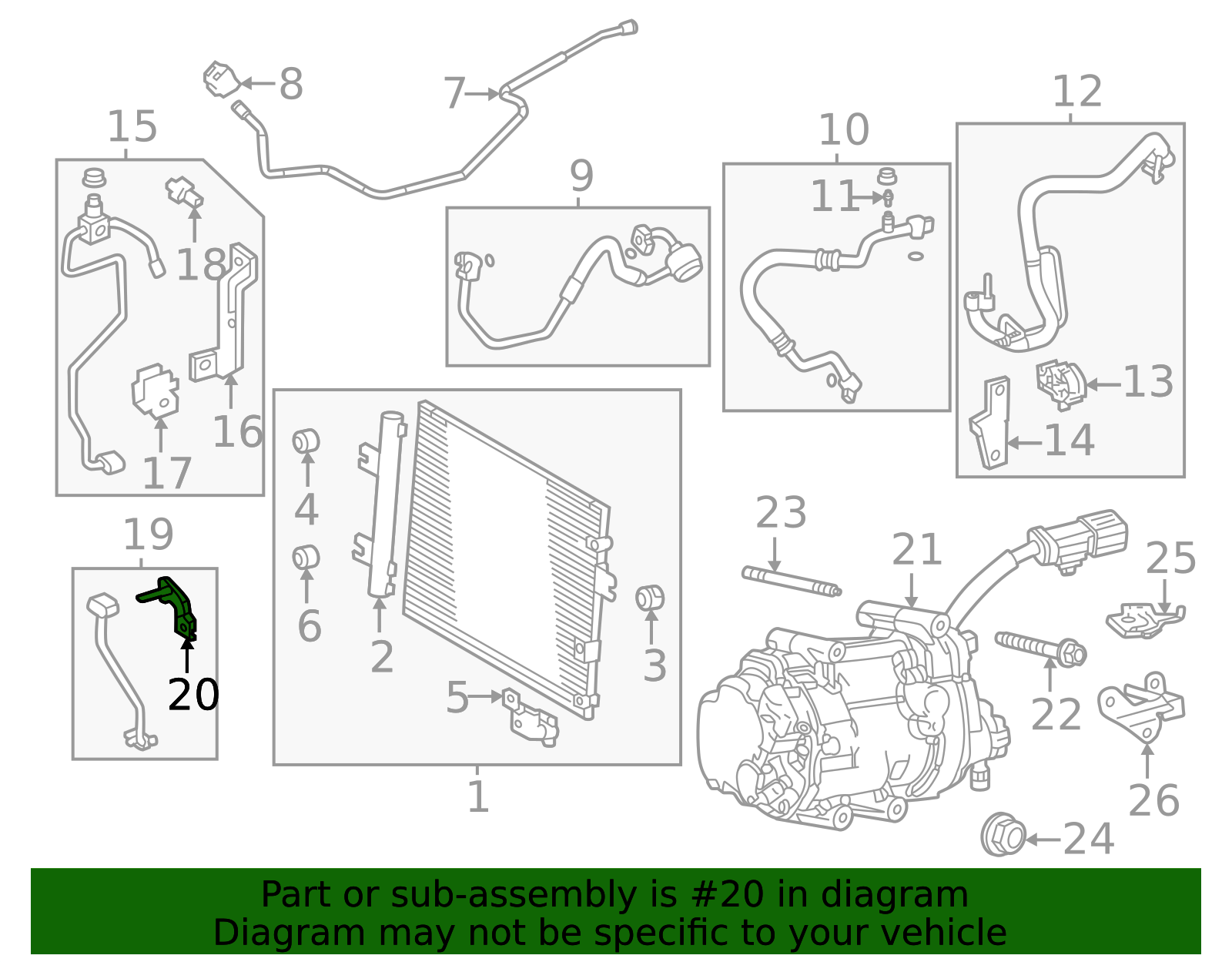 2024-2025 Toyota Tacoma AC Tube Bracket 88688-AK100 | MotorMotor