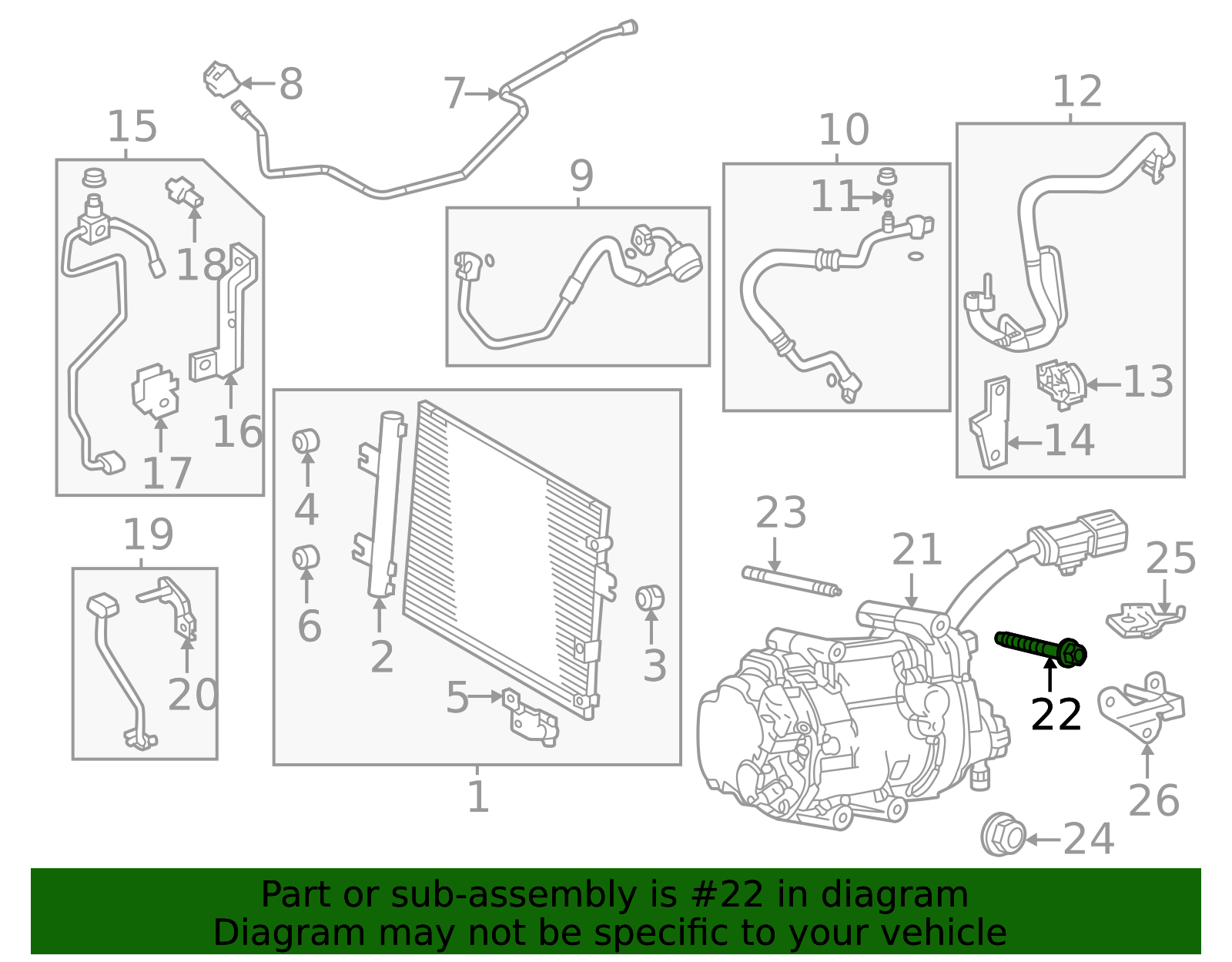 90080-10353 - A/C Compressor Bolt Longo Toyota Parts