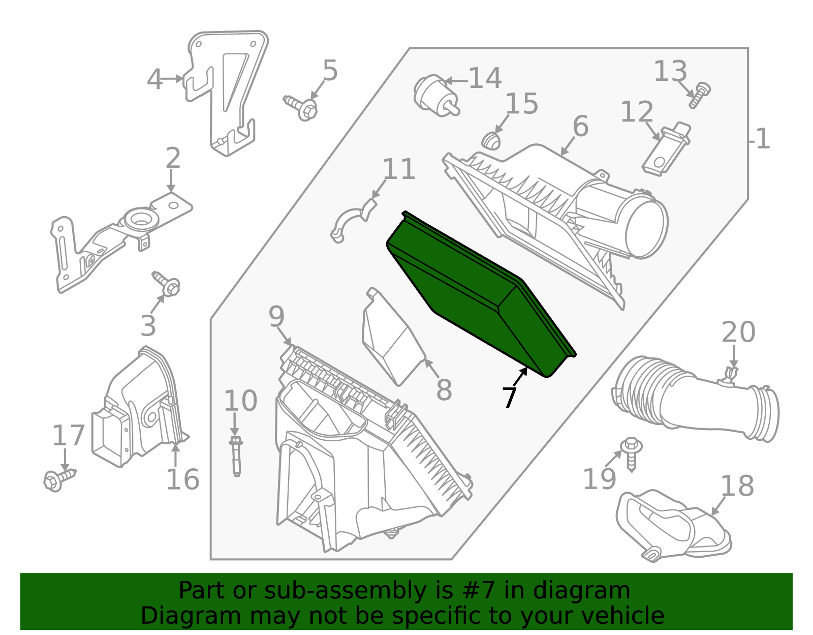 FA-2031 - Motorcraft™ Engine Air Filter 2020-2025 Ford | Ford Parts Center