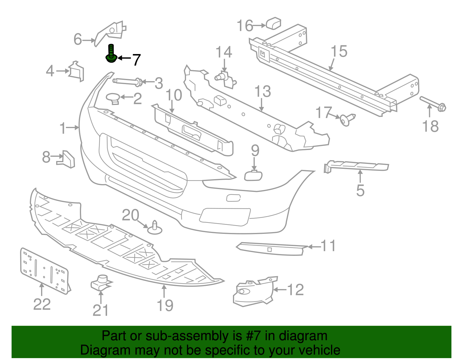2016-2023 Jaguar Upper Bracket Bolt T2H3683 | JaguarParts.com