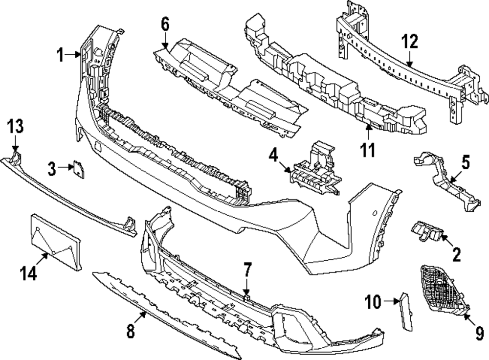 86528-GG100 - Bumper Cover Reinforcement 2025 Kia K4 | Kia.Parts Store