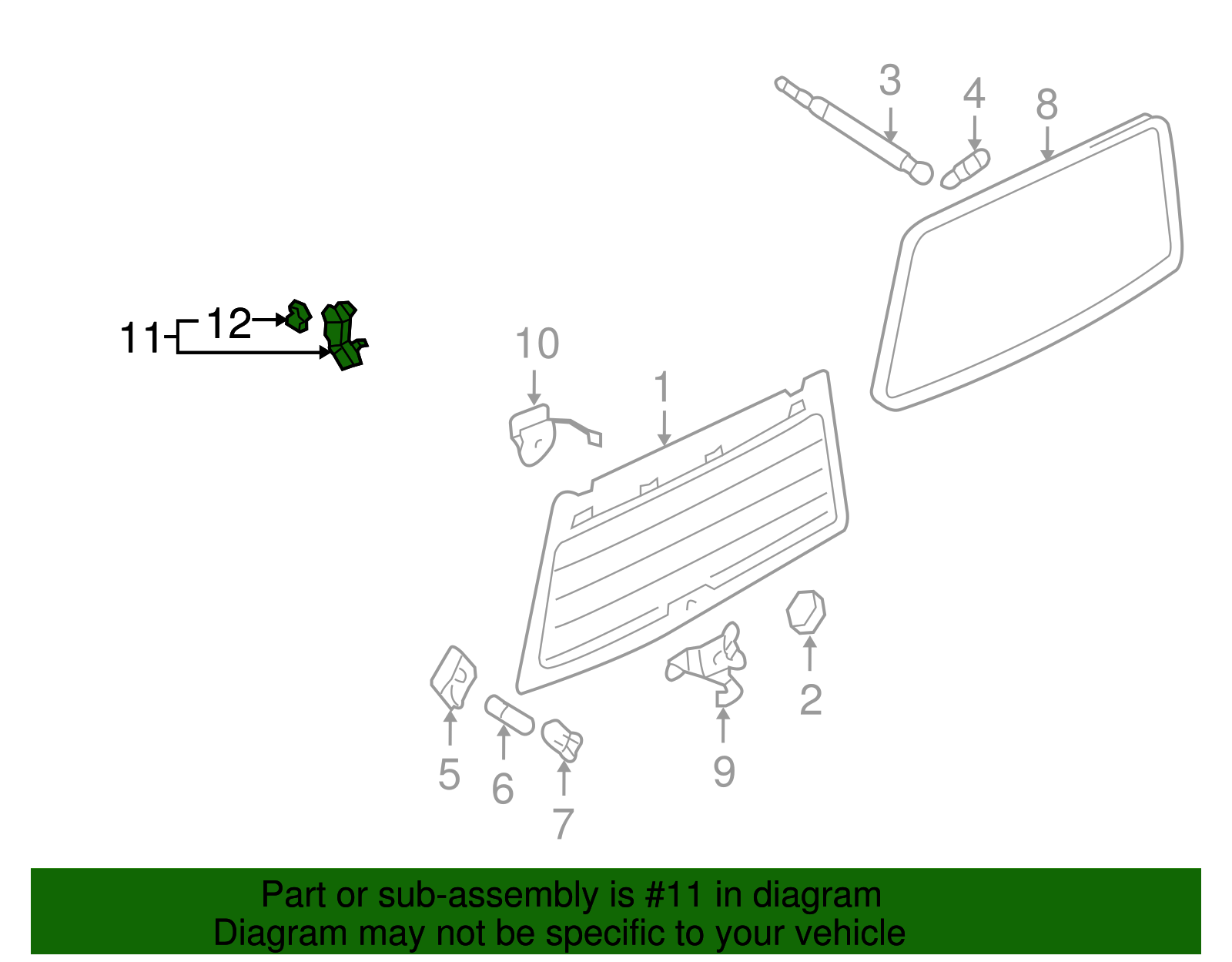2004-2010 Volkswagen Touareg Lock 7L6-827-501-B | VW Direct Auto Parts