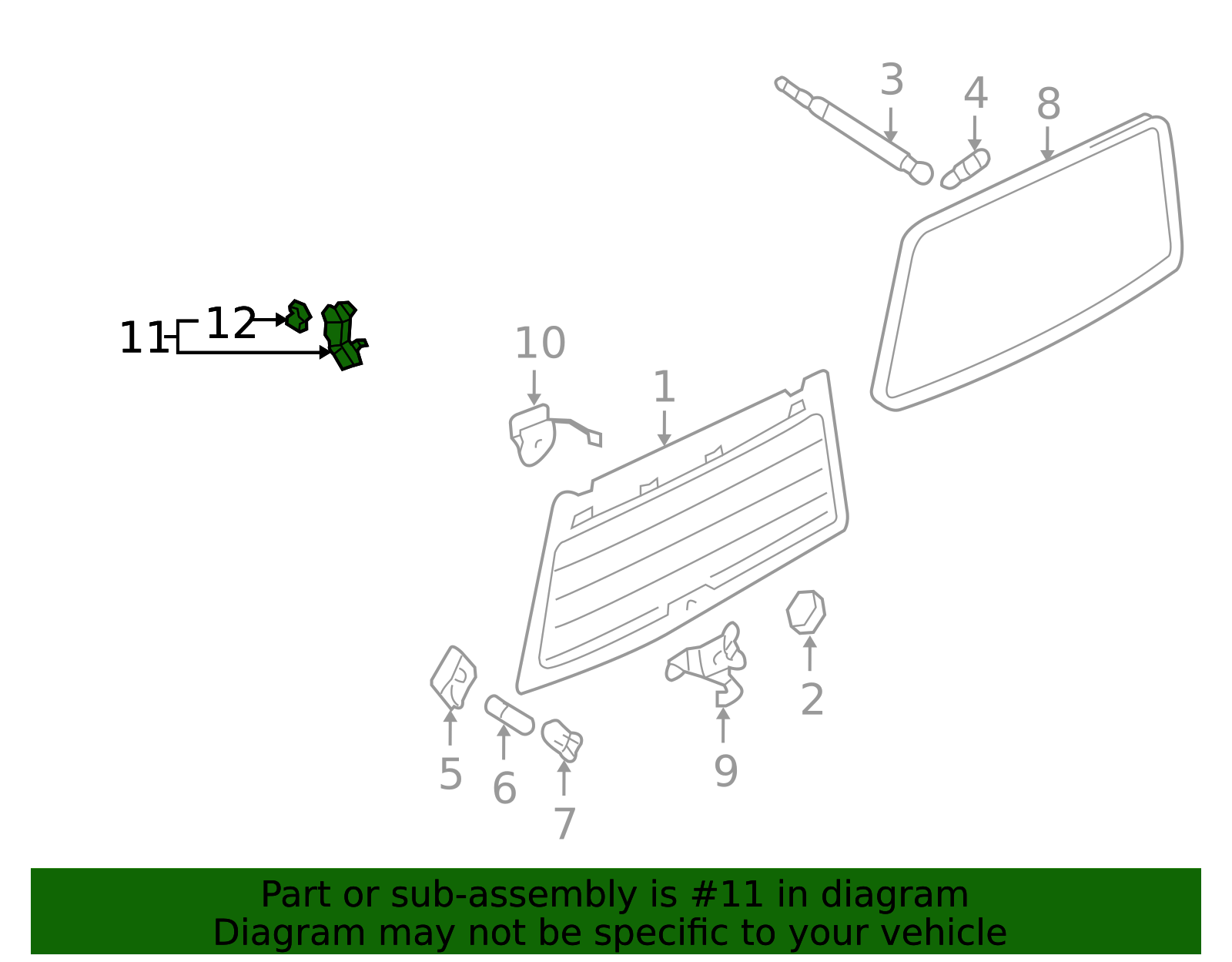 Lock 7L6-827-501-B | VW Direct Auto Parts