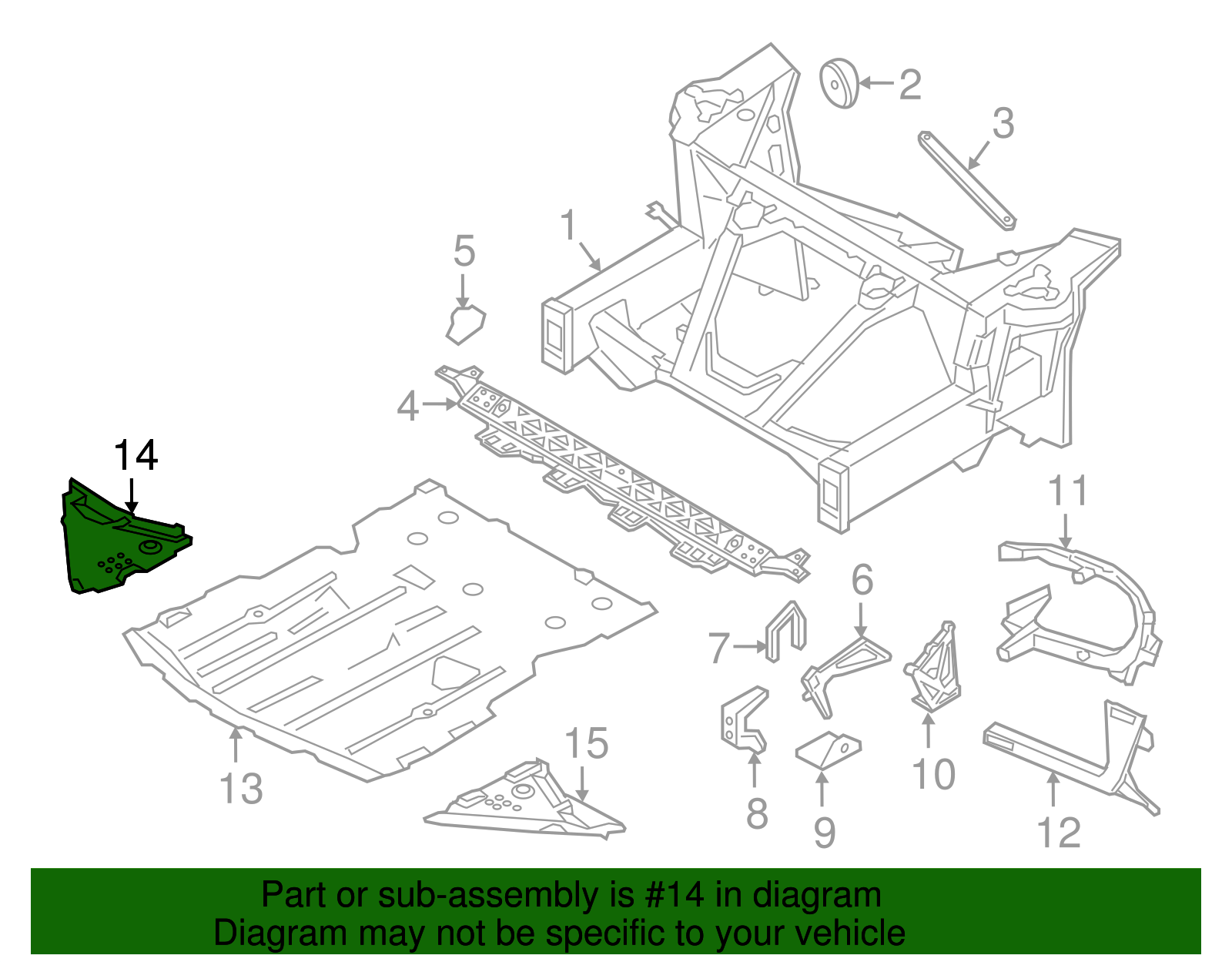 51-75-7-328-630 - Side Shield - 2014-2017 2019 2020 BMW i8 | BMWPartsHub