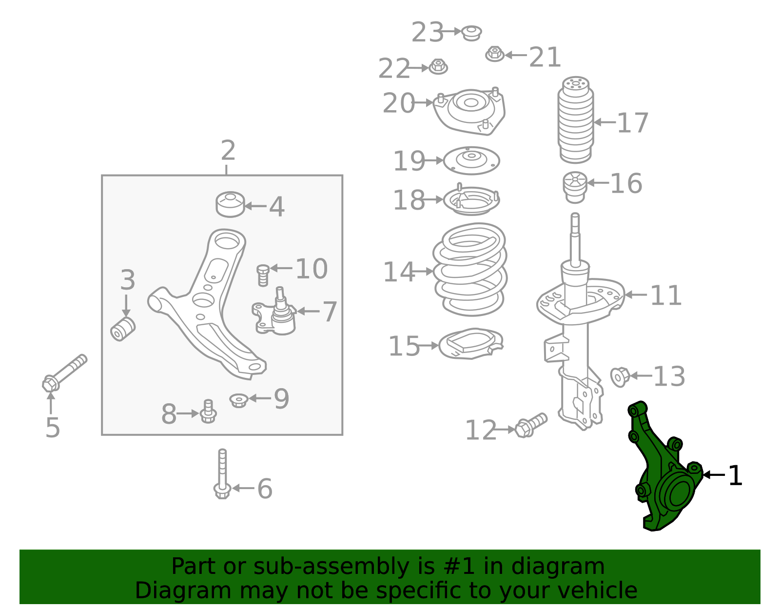 OEM Steering Knuckle - Precision Handling Replacement | AutoNation Parts