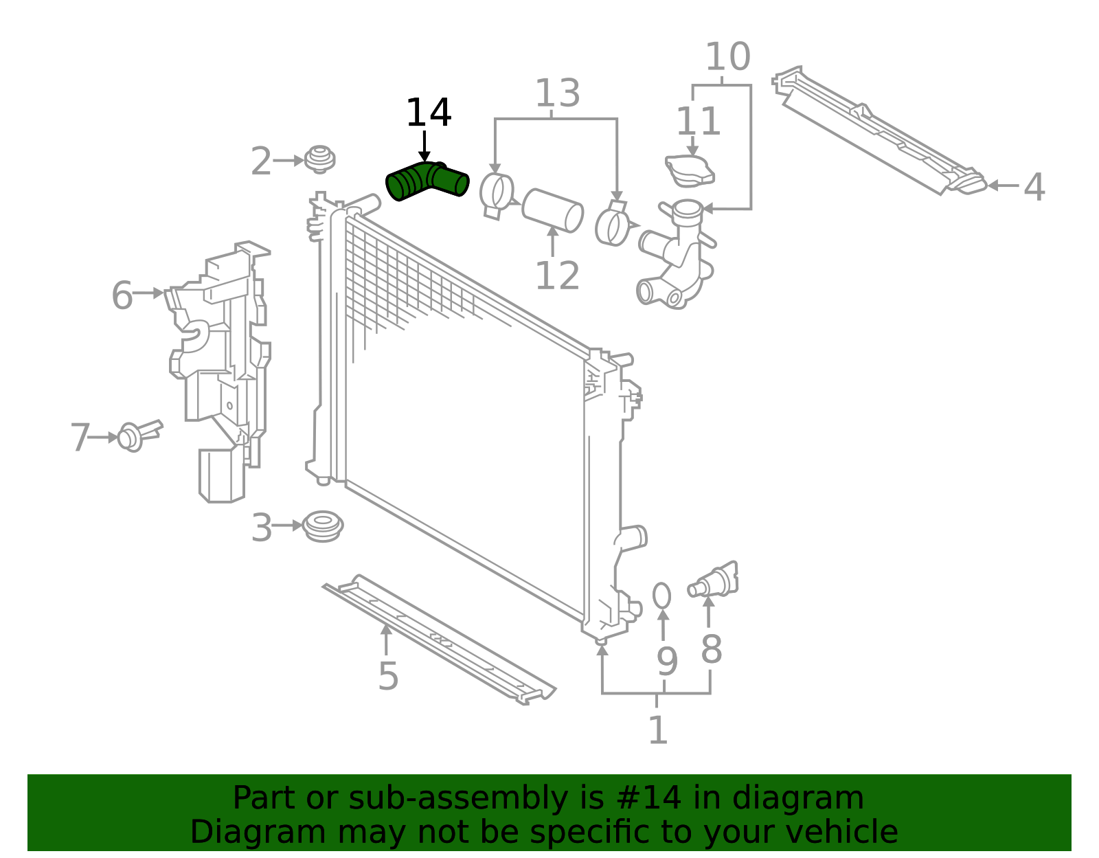 2021-2025 Toyota Connector Hose 16291-25020 | MotorMotor