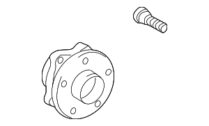Genuine Official Toyota Wheel Bearing and Hub (Left, Right, Front) part ...