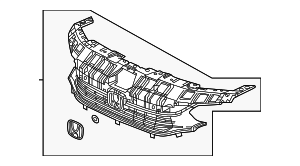 71150-T60-A00 - 2023-2024 Honda Civic - Lower Grille | Honda Parts Cheap