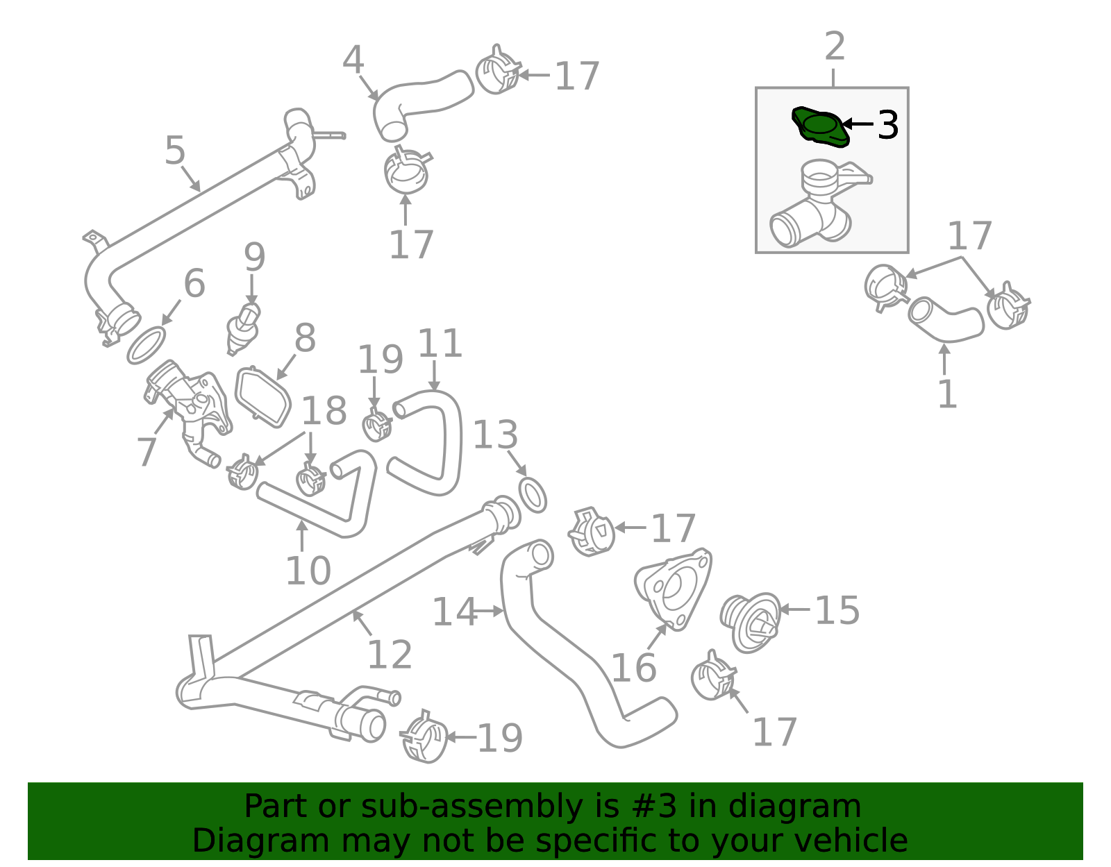 1999-2013 Suzuki 1999-2013 Suzuki - Cap 17920-75F00 | Suzuki Subaru Parts
