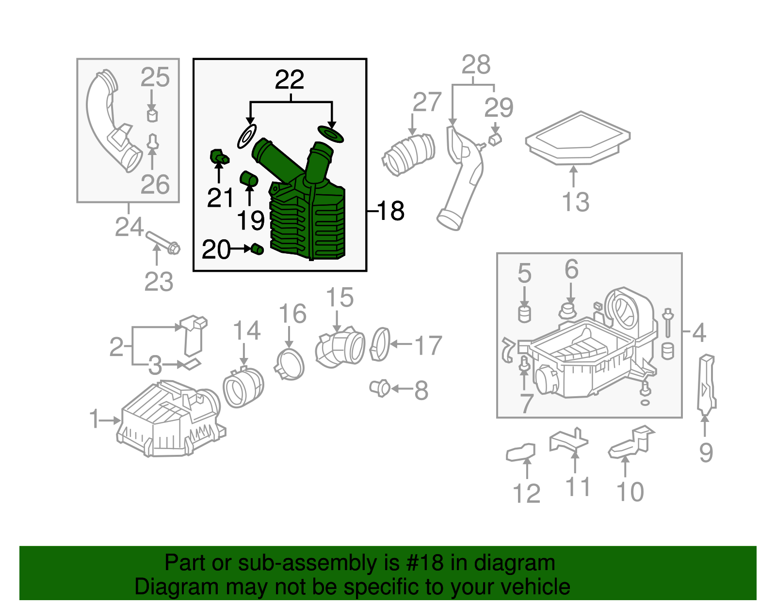 17230-RNA-A00 - Resonator Assembly 2006-2011 Honda Civic | Honda Parts ...