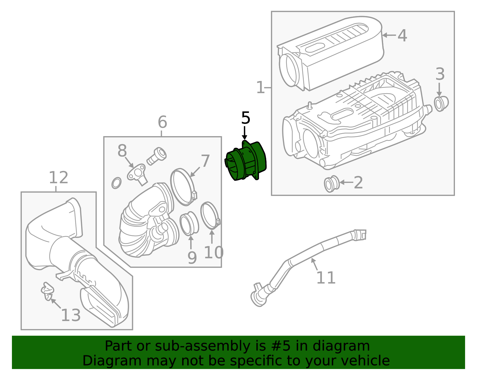 651-905-12-00 - Mercedes-Benz Hot Film Air Flow Sensor 2013-2017 ...