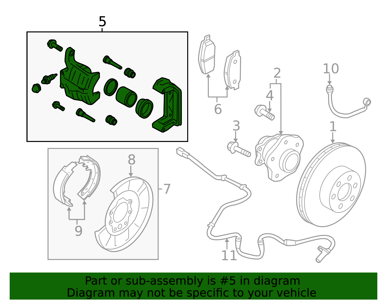 Disc Brake Caliper 44001-4FA0A | Team Nissan Inc.