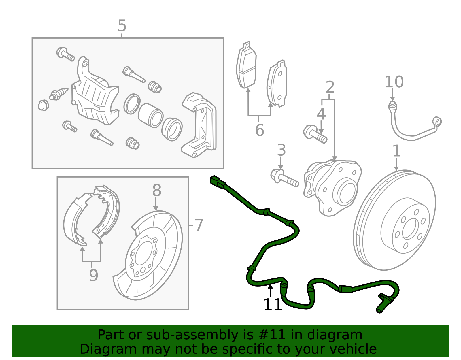 2011-2017 Nissan Juke ABS Wheel Speed Sensor 47901-1KA0A | OEM Parts Online