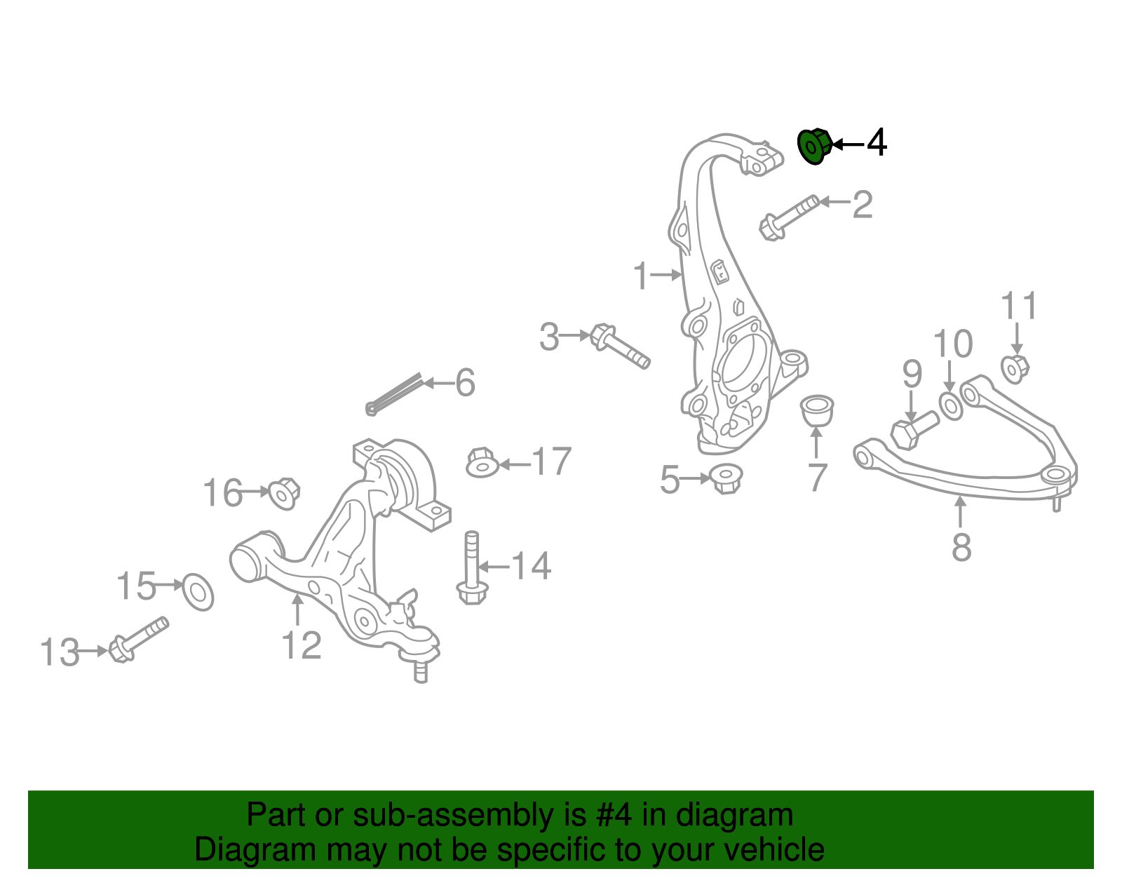 40262EG000 - Knuckle Nut 2012-2020 Infiniti | Infiniti of Orland Park