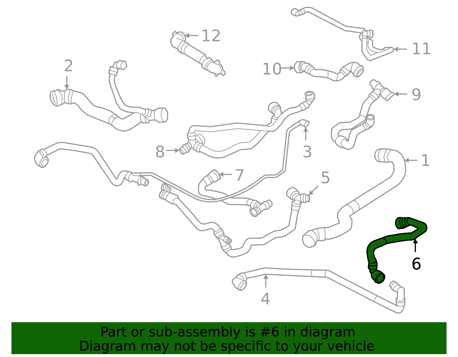 17-12-9-894-781 - Radiator Hose 2021-2023 BMW X5 | BMW Auto Parts Warehouse