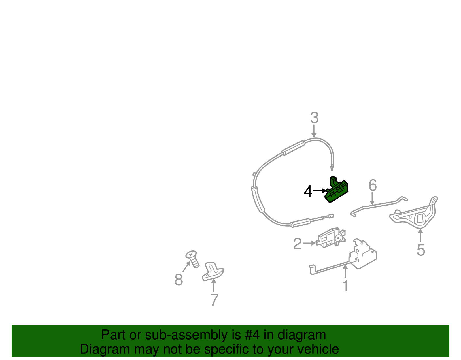 2014-2019 Nissan Versa Note Handle 90606-3WC0A | TascaParts.com
