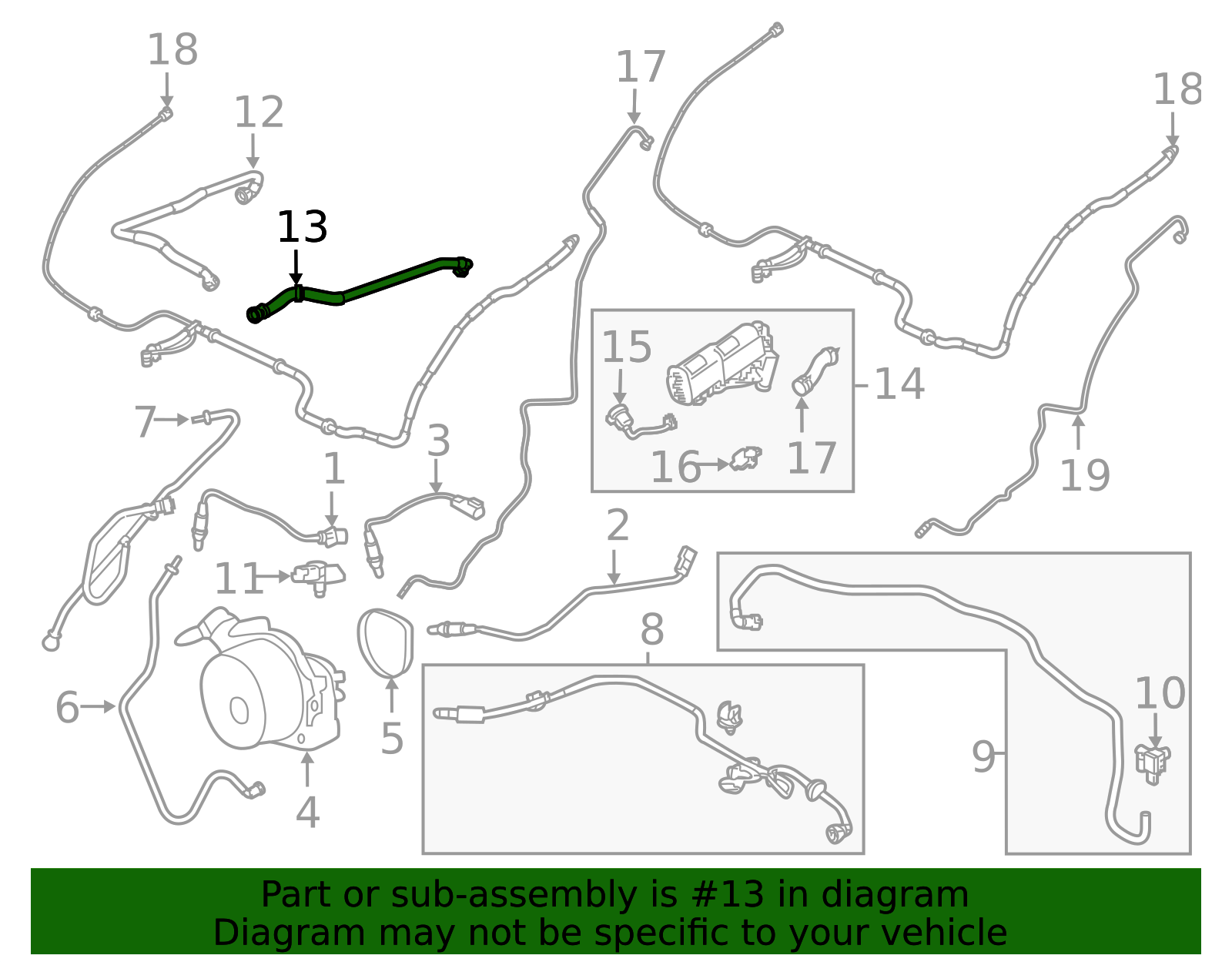 2014-2019 Land Rover Breather Tube LR057206 | OEM Parts Online